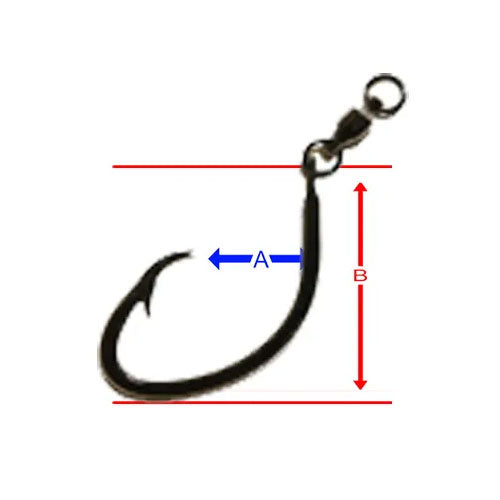 Quick Rig Charlie Brown Circle Hooks with BB Swivel - Rok Max