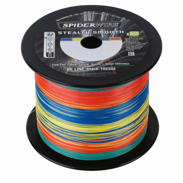 Spiderwire Stealth Smooth 8 Multicolour Braided Line - Rok Max